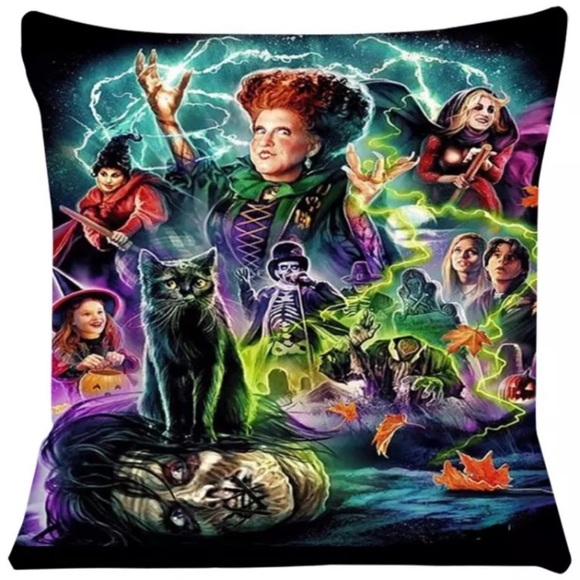 Accents | New Hocus Pocus Disney Movie Pillow Case Pillow Cover ...